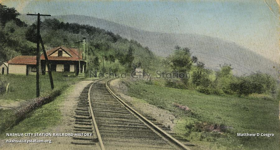 Postcard: Winona Station, Winona, New Hampshire | Railroad History