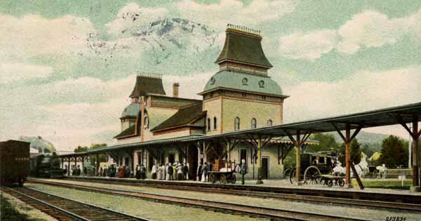 North Conway Station [B&M] - Conway, New Hampshire | Railroad History