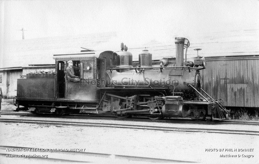 Postcard: Bridgton & Harrison Railroad 2-4-4T #8 | Railroad History