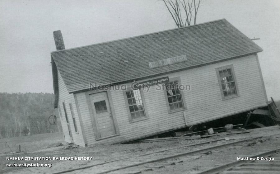 Postcard: Beebe River station | Railroad History