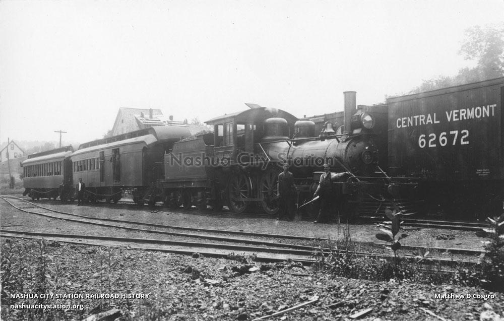 Postcard: Central Vermont Railway #33 | Railroad History