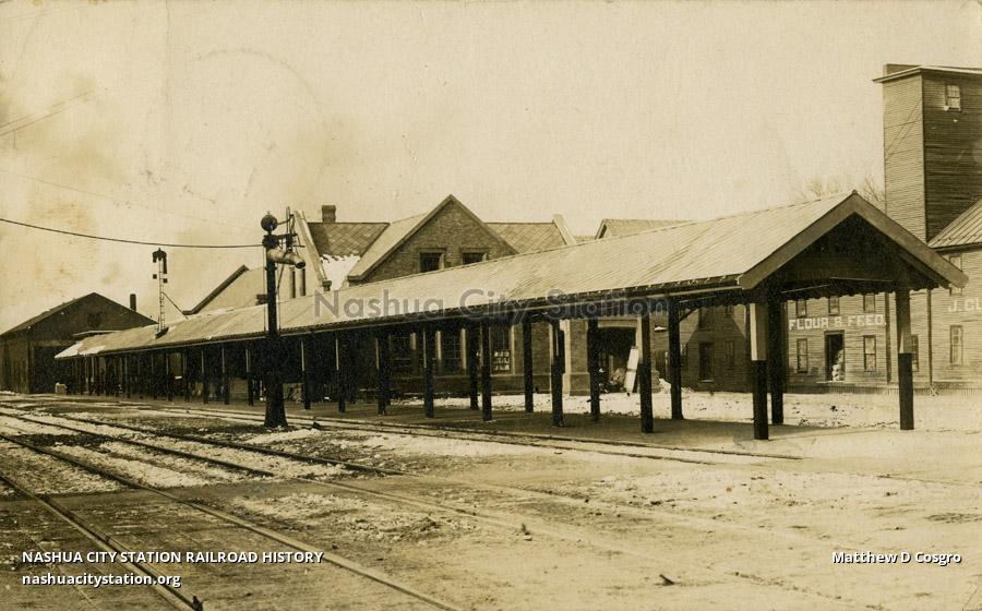 Postcard: Keene station | Railroad History
