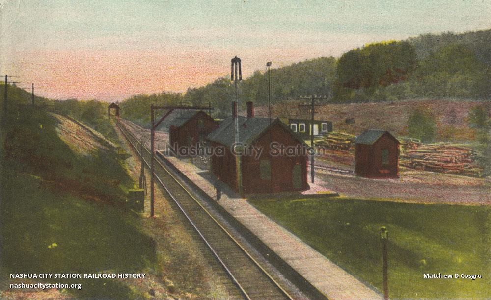 Postcard: Andover Railroad Station, Andover, New Hampshire | Railroad ...