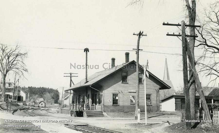 Postcard: Garrison station | Railroad History