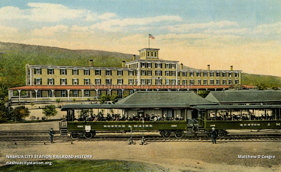 Postcard: Starting from Fabyan's for Mt. Washington, White Mountains ...