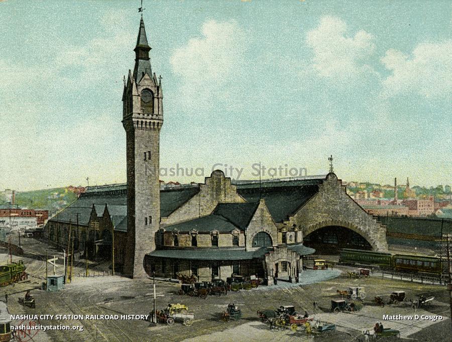 Postcard: Worcester Railroad Station, Worcester, Massachusetts ...