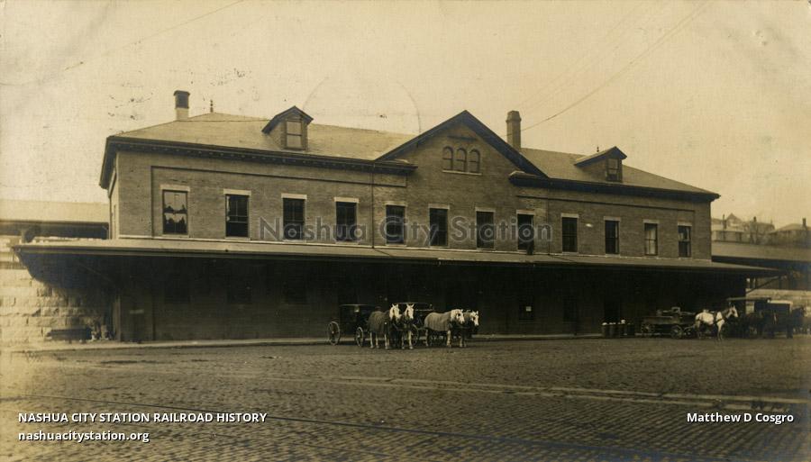 Postcard: Haverhill station | Railroad History