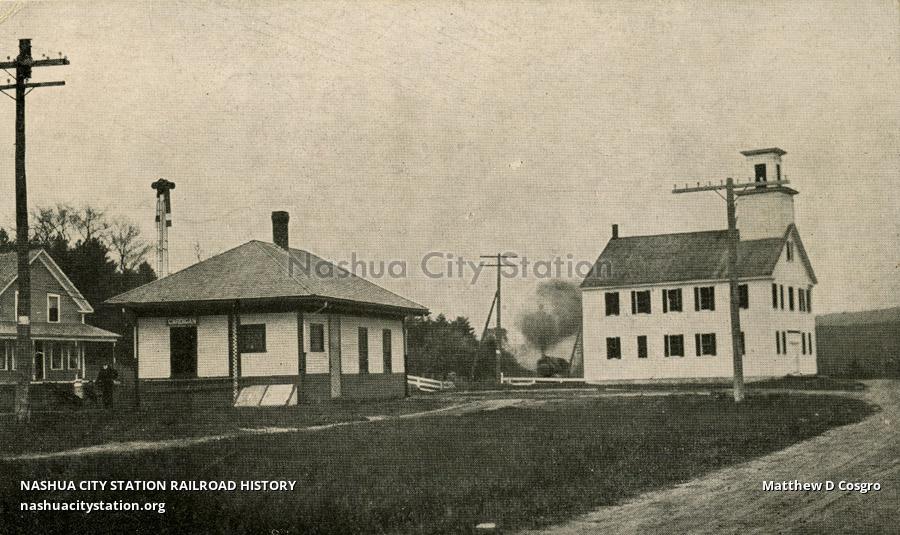 Postcard: Cardigan Station, Grafton Center, New Hampshire | Railroad ...