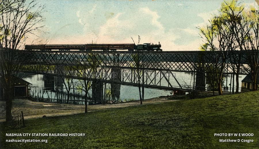 Postcard: The Three Bridges, Cheapside, Greenfield, Massachusetts ...
