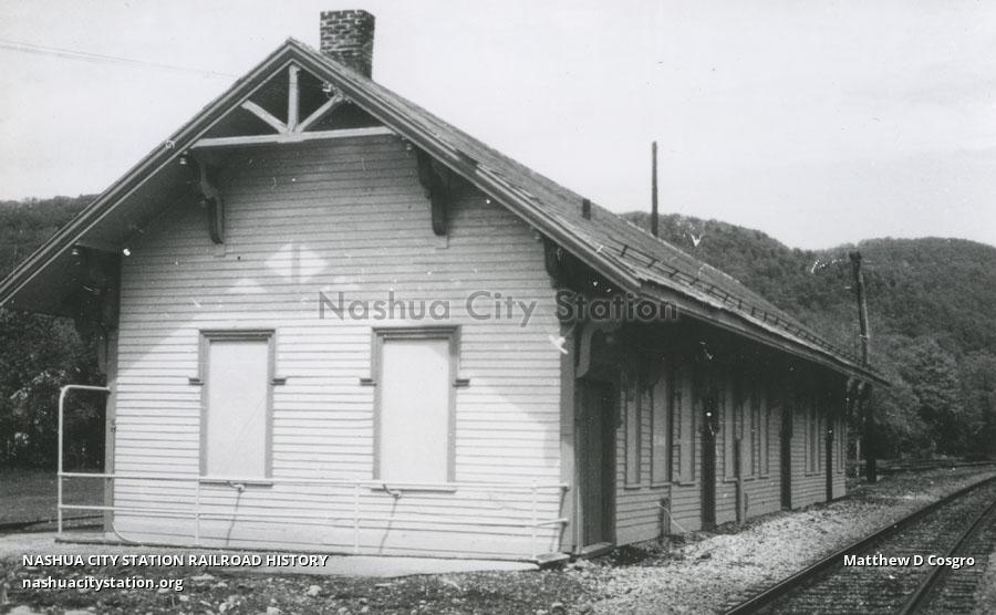 Postcard: Chester, Massachusetts Station | Railroad History