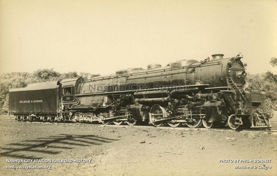 Postcard: Delaware & Hudson #1513 | Railroad History