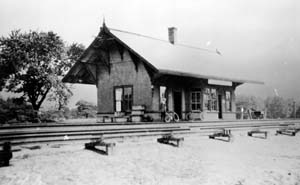 Postcard: Railroad Station, Wood River Junction, Rhode Island ...