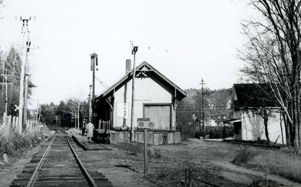Postcard: Bennington station | Railroad History