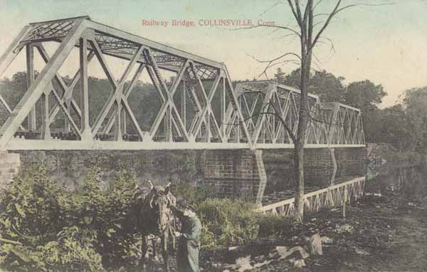 Postcard: Railway Bridge, Collinsville, Connecticut | Railroad History
