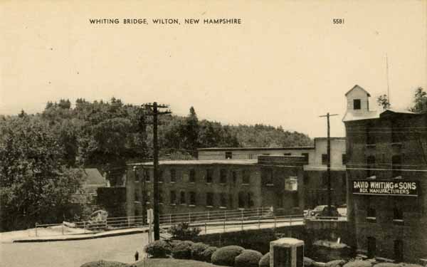Postcard: Whiting Bridge, Wilton, New Hampshire | Railroad History