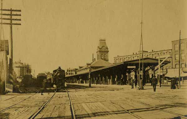 Postcard: Haverhill station | Railroad History