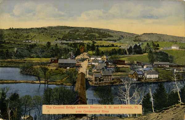 Postcard: The Covered Bridge between Hanover, New Hampshire and Norwich ...