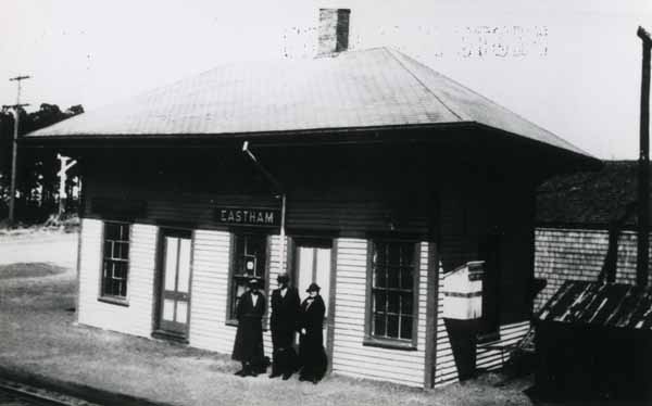 Postcard: Railroad Station, Eastham, Massachusetts | Railroad History