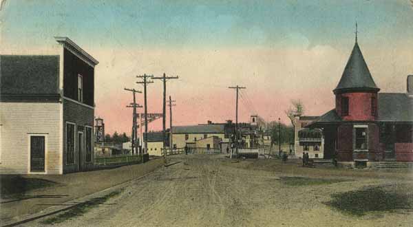 Postcard: Three Rivers, Massachusetts, Post Office and Depot | Railroad ...