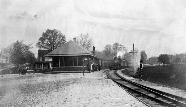 Postcard: Railroad Station, Stepney, Connecticut | Railroad History